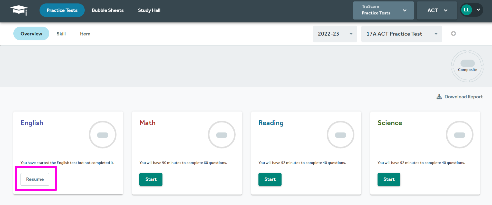 FAQ: How do students pause their test? – MasteryPrep